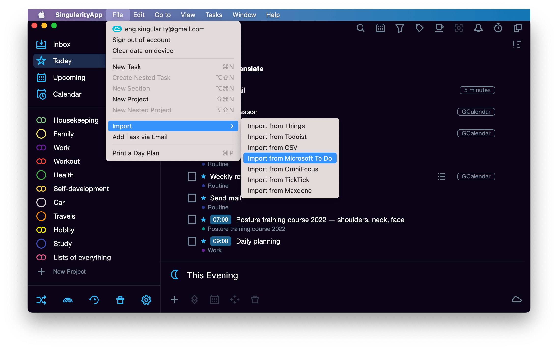 SingularityApp new features — SingularityApp