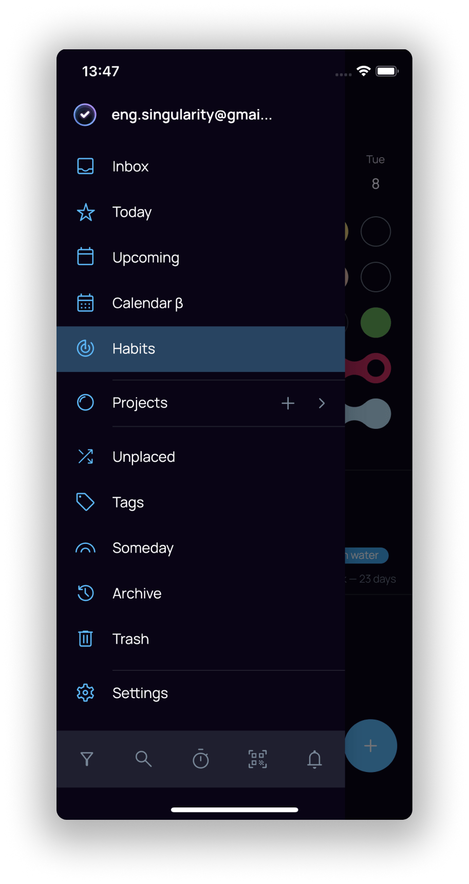Winter Novelties Habit Tracker In The Mobile App — Singularityapp