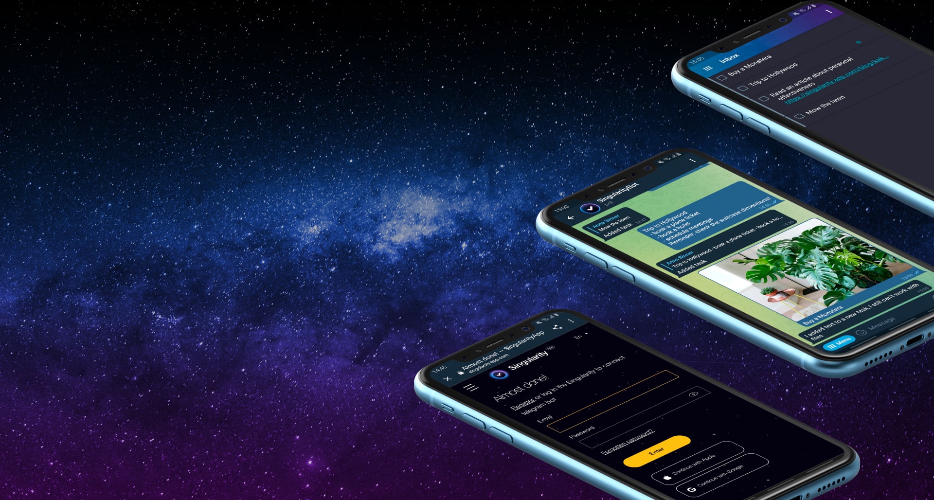 Autumn Novelties In Singularityapp Telegram Bot For Adding Tasks Quickly ⌛️ Timehack