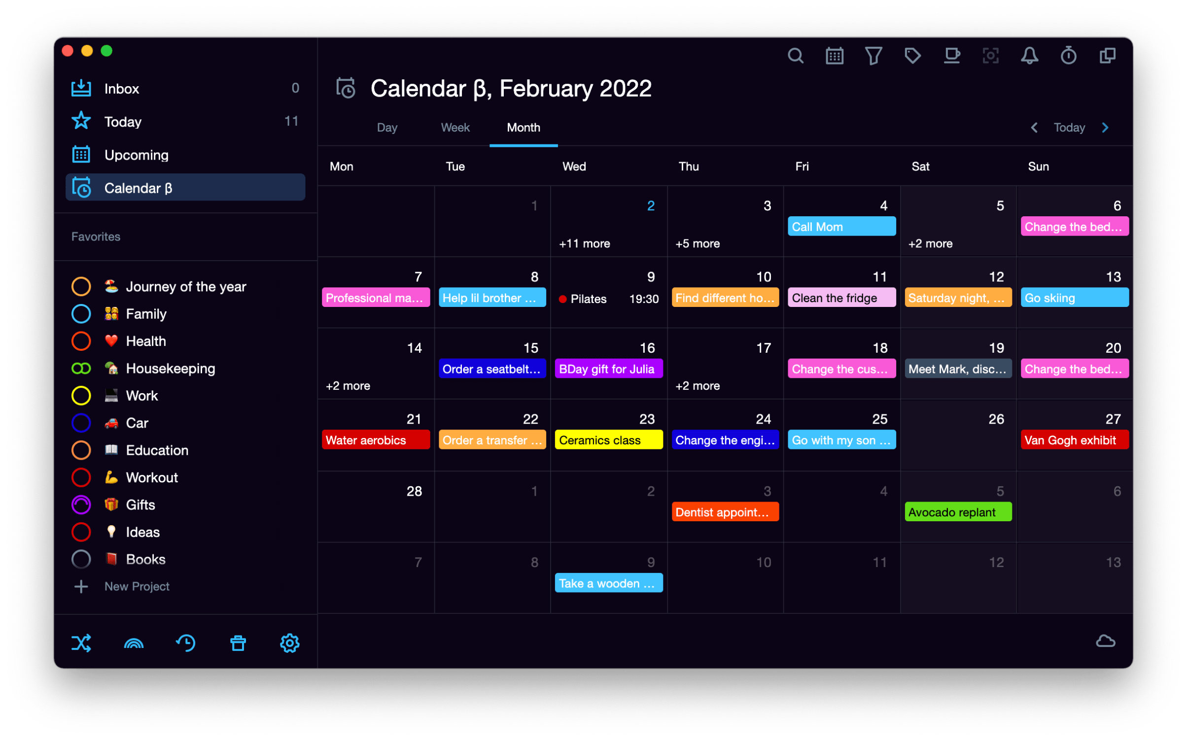 SingularityApp - the most powerful chaos management planner