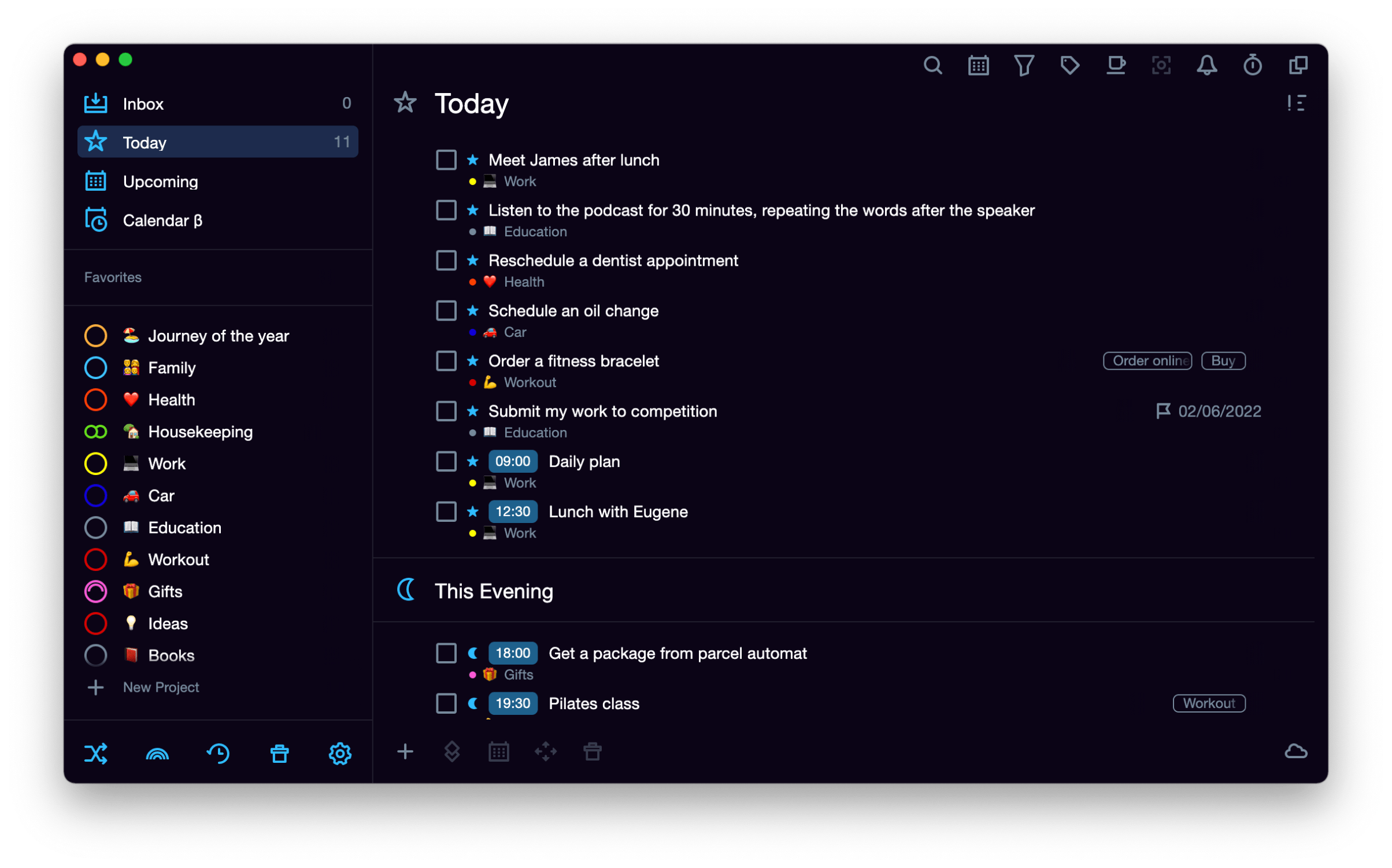 SingularityApp - the most powerful chaos management planner