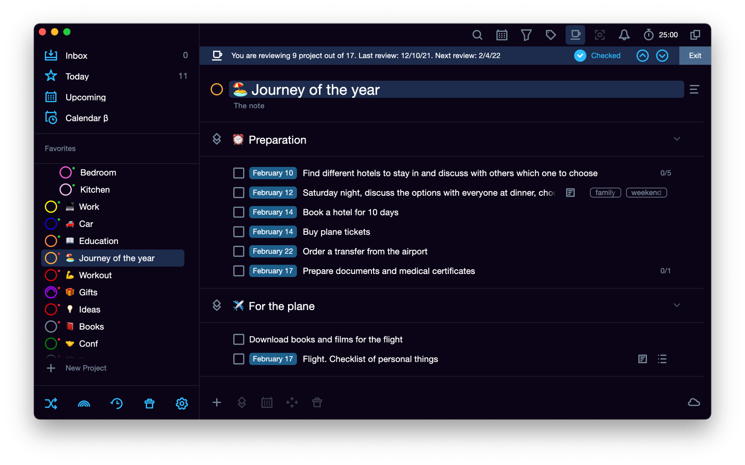 SingularityApp - the most powerful chaos management planner