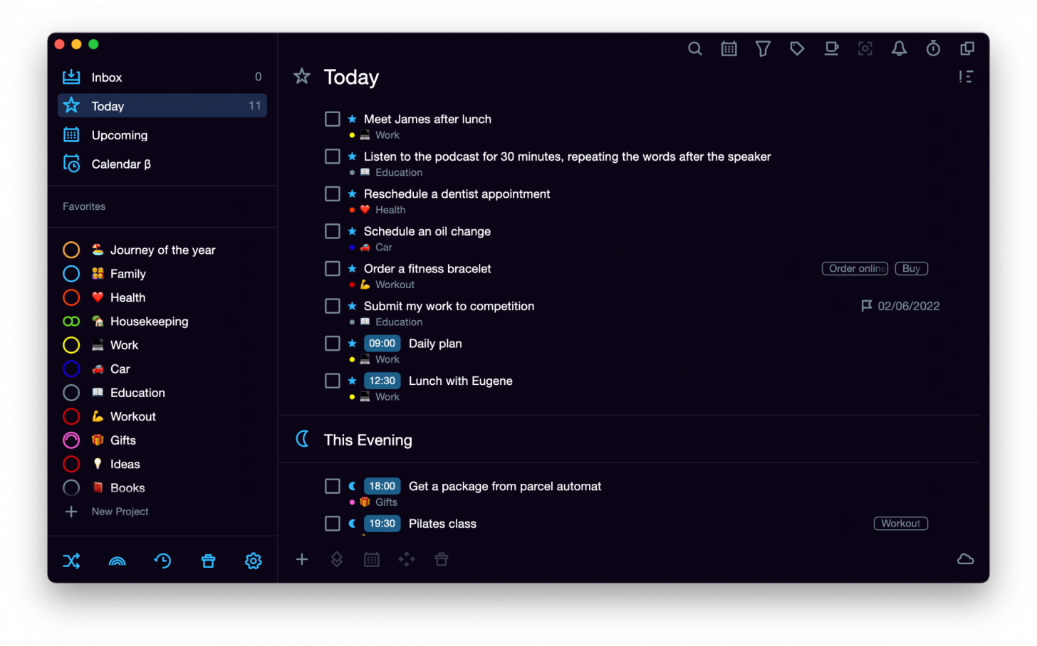 SingularityApp - the most powerful chaos management planner