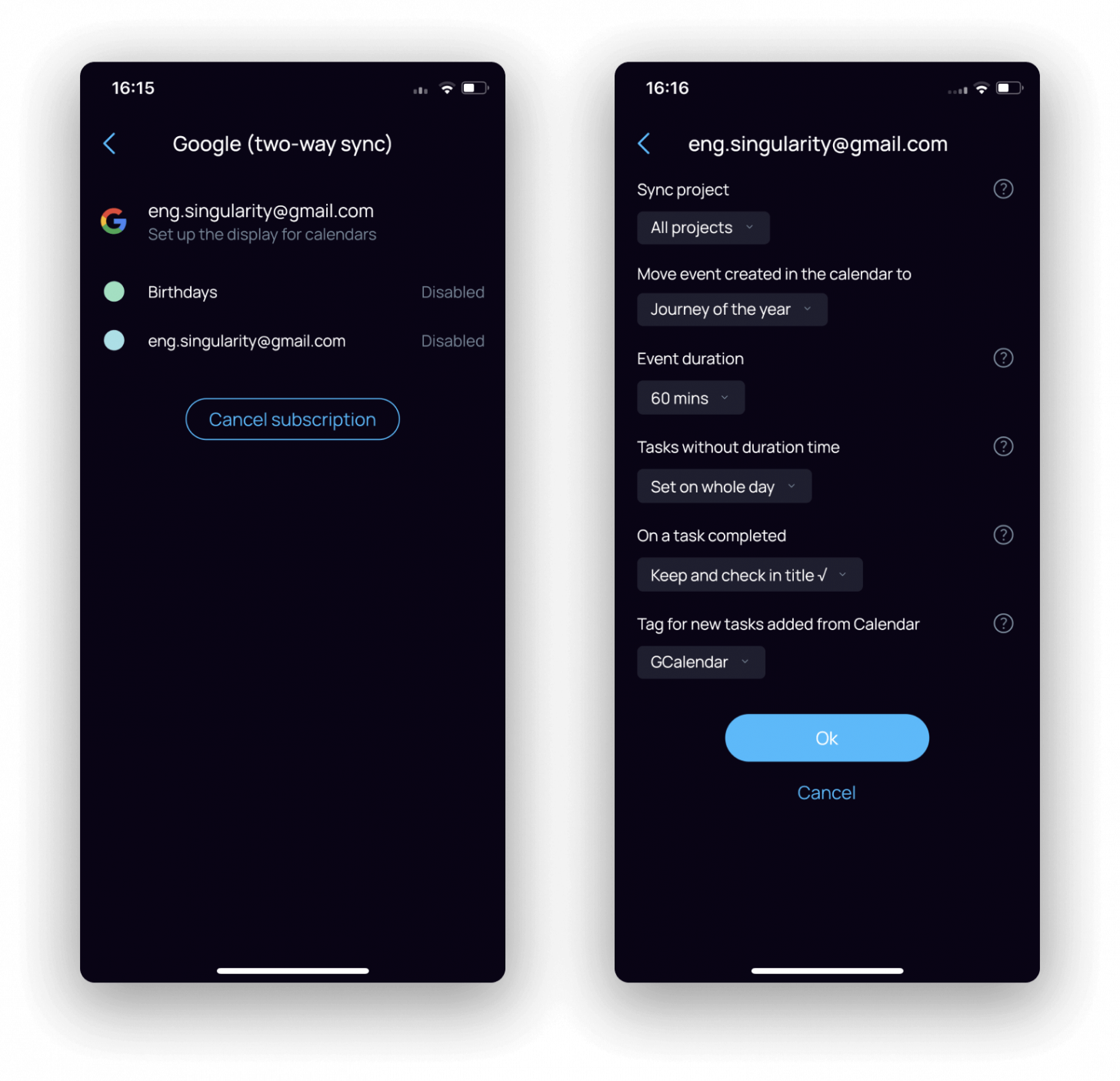 SingularityApp - the most powerful chaos management planner